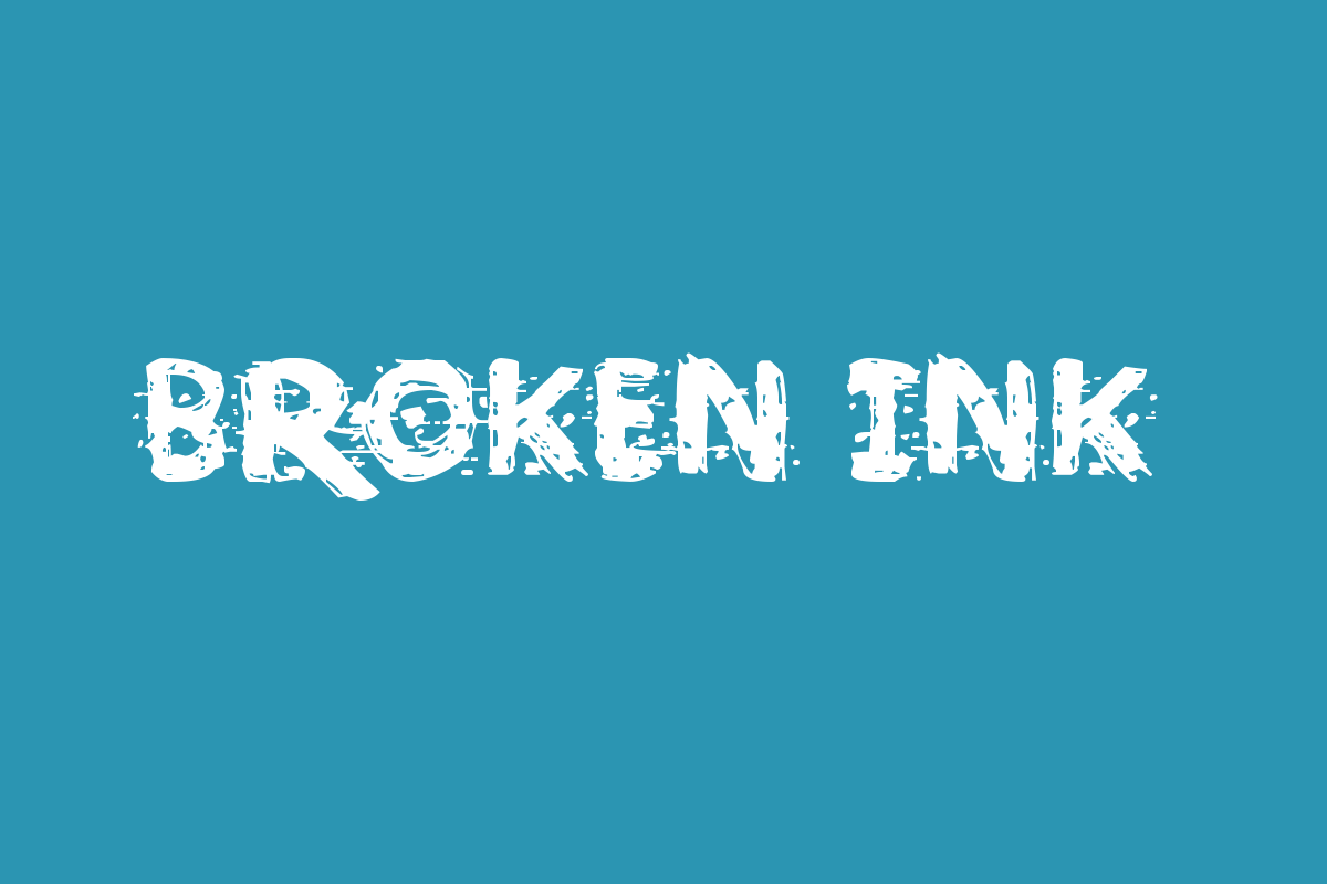 Broken Ink - MakersType